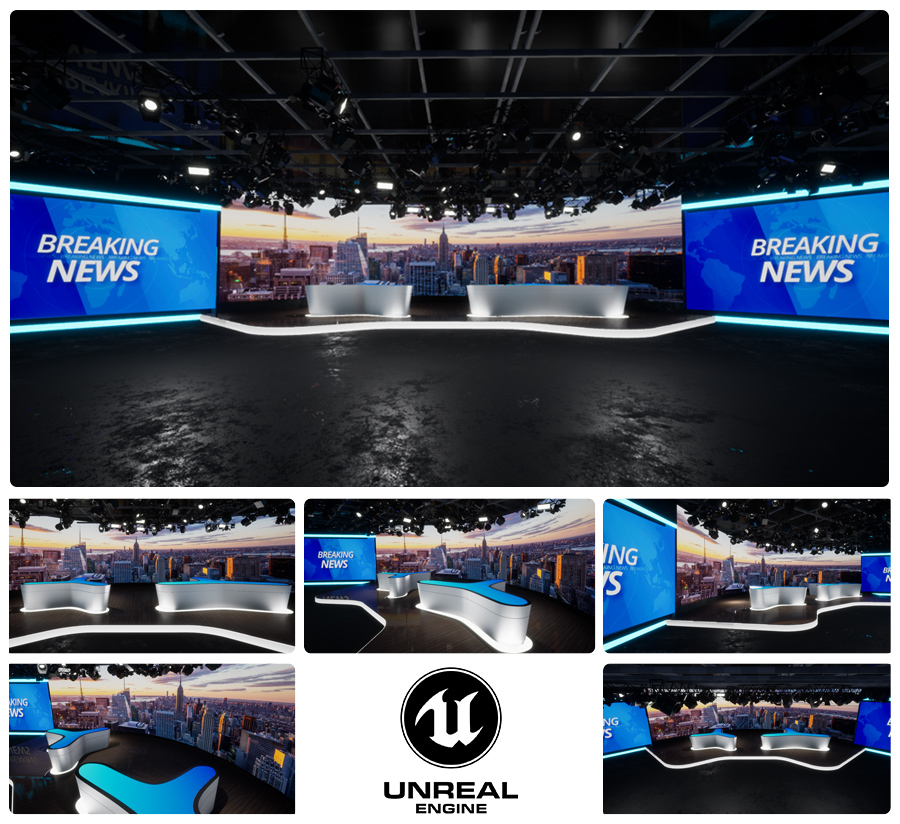 STAGE 108 | UNREAL ENGINE VIRTUAL SET - 3D VIRTUAL STUDIO - Best Marketplace For Virtual ...