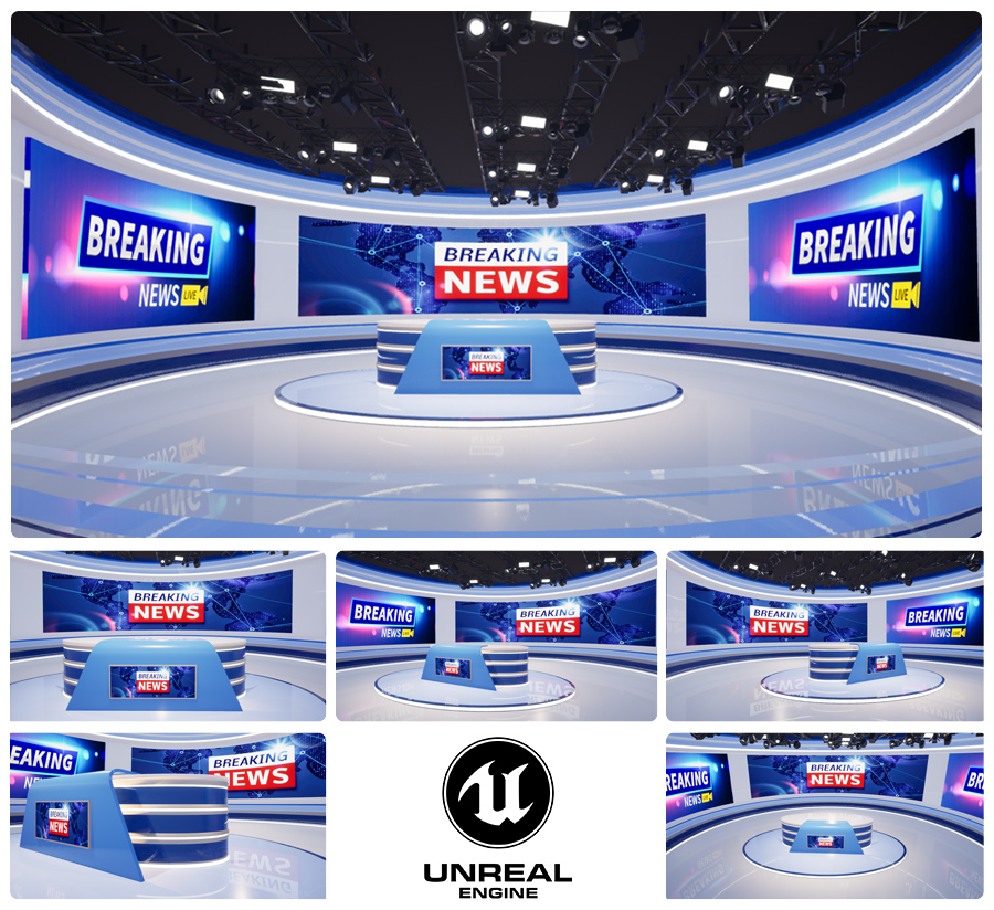 STAGE 108 | UNREAL ENGINE VIRTUAL SET - 3D VIRTUAL STUDIO - Best Marketplace For Virtual ...