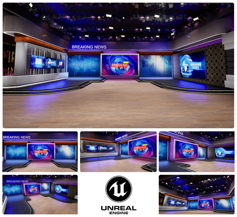 STAGE 145 | UNREAL ENGINE VIRTUAL SET - 3D VIRTUAL STUDIO - Best ...