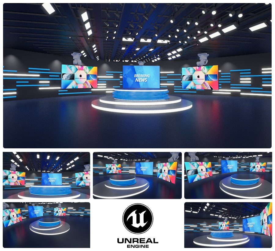 STAGE 118 | UNREAL ENGINE VIRTUAL SET - 3D VIRTUAL STUDIO - Best ...