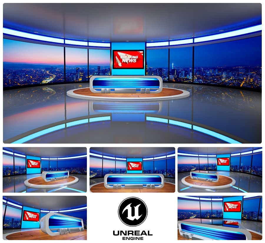 STAGE 117 | UNREAL ENGINE VIRTUAL SET - 3D VIRTUAL STUDIO - Best Marketplace For Virtual ...