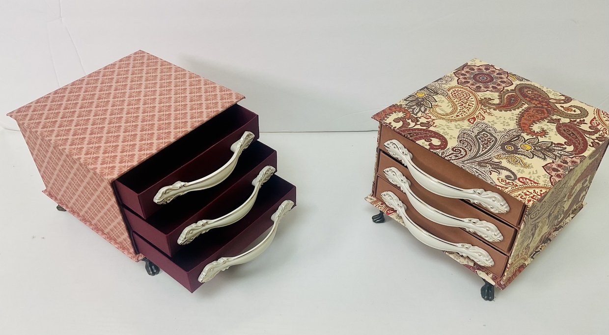 BEAUTIFUL THREE DRAWER PRIVATE TUTORIAL - DIGITAL STRE - POSH PAPER LADY