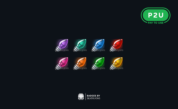 Twitch Reward Icons Pack 2.0 - SilverLyons