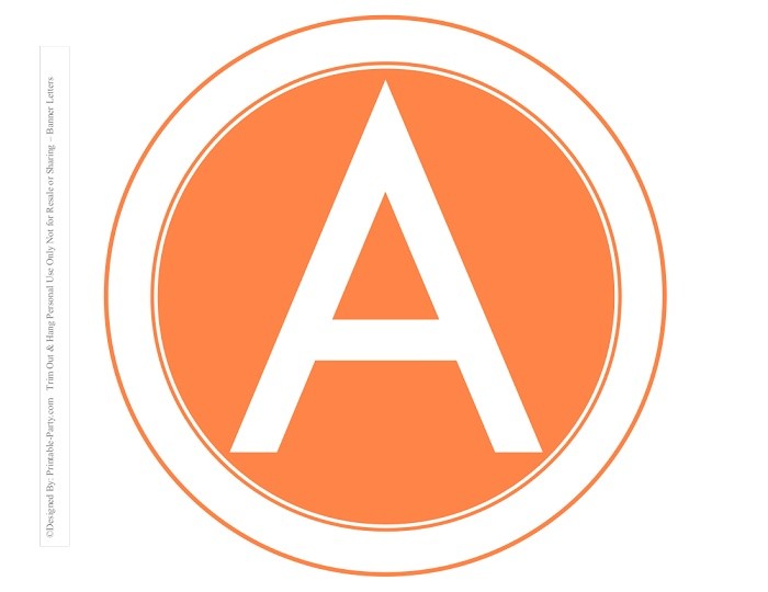 8-INCH-WHITE-ORANGE-CIRCLE-PRINTABLE-BANNER-LETTERS-A- - Printable ...