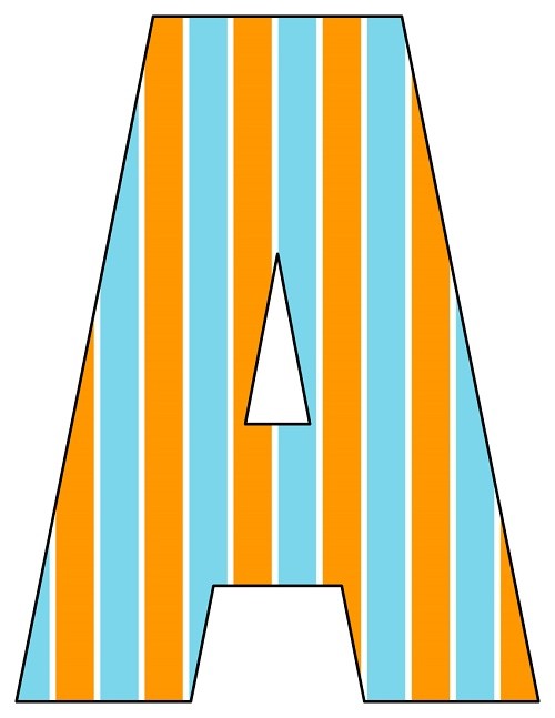 free-5-inch-swallowtail-white-black-printable-banner-l - Printable ...