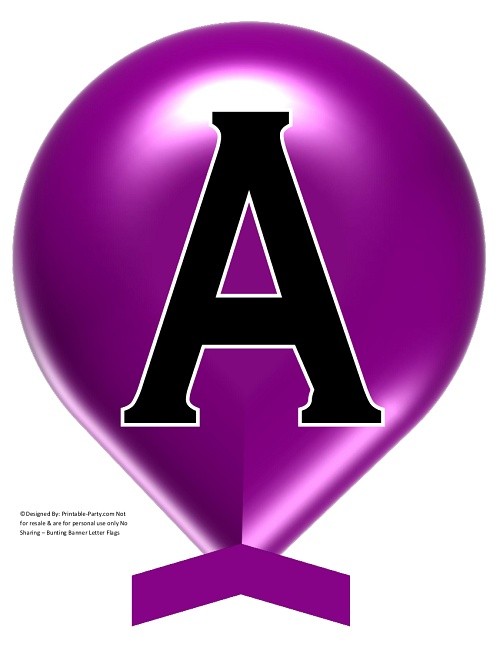LARGE-PLUM-PURPLE-BALLOON-PRINTABLE-BANNER-LETTERS-A-Z - Printable ...