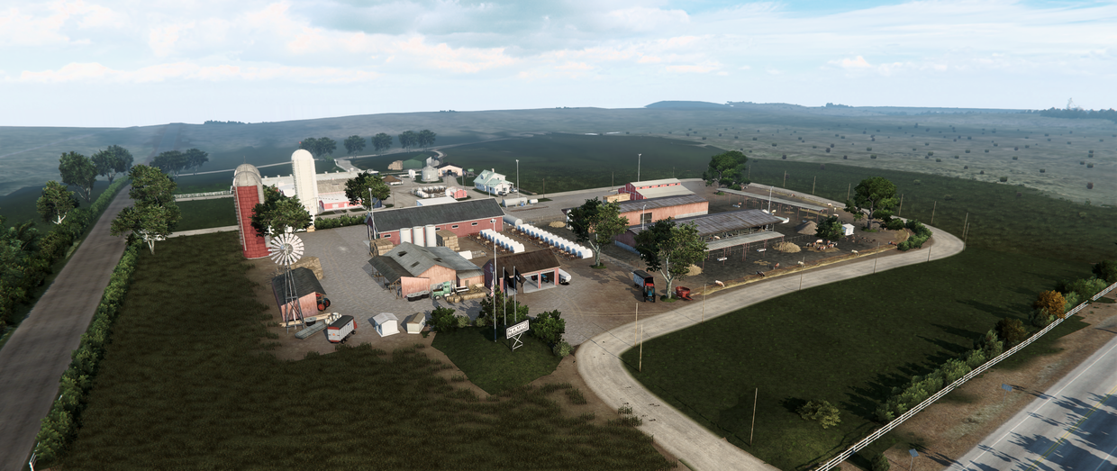 City Eads with Big Farm and charging station - Frankenstyle Custom