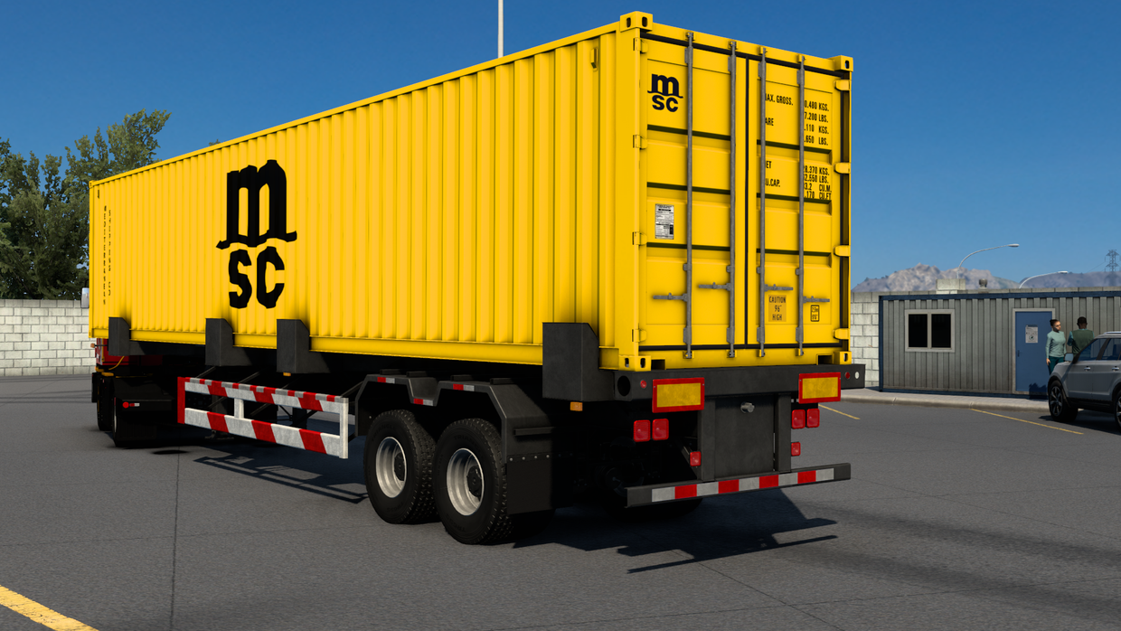 Container Trailer Titan ( 1.49.x) - Frankenstyle Custom