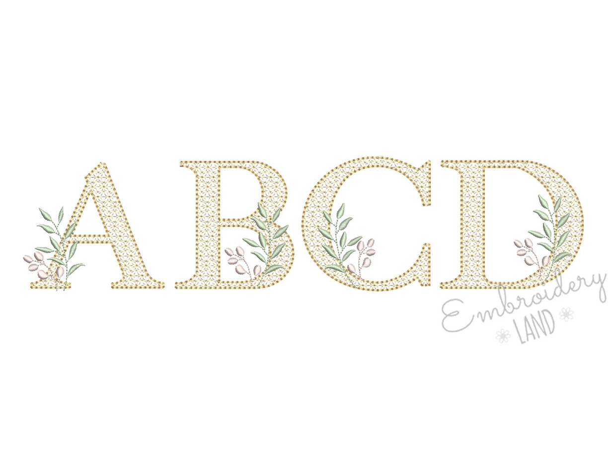 Fonts and Alphabets - EmbroideryLand