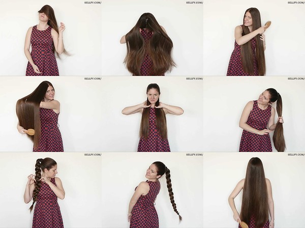 Yaniva Hip Length to Bob Self Haircut (4K) - Hair2U