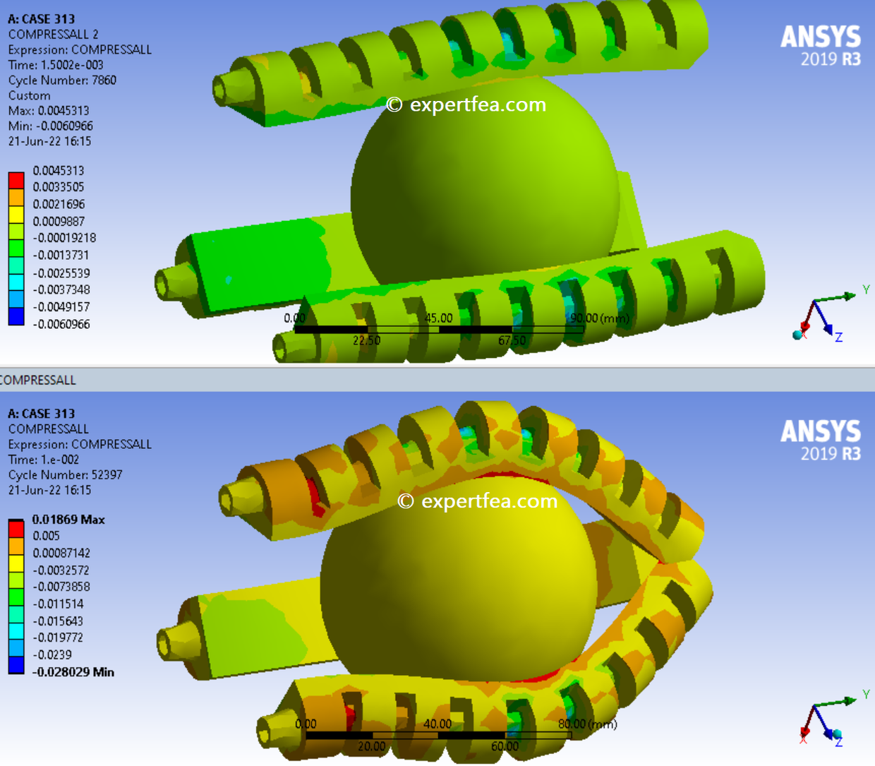 ANSYS Workbench 2019 R3 WBPZ archive + 3D model for Si - expertfea.com