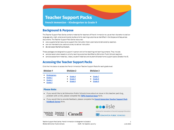 Other Languages - EPSB Resources
