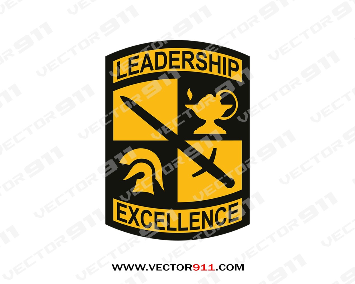 Army ROTC Crest | Layered - Vector911 Digital Vectors