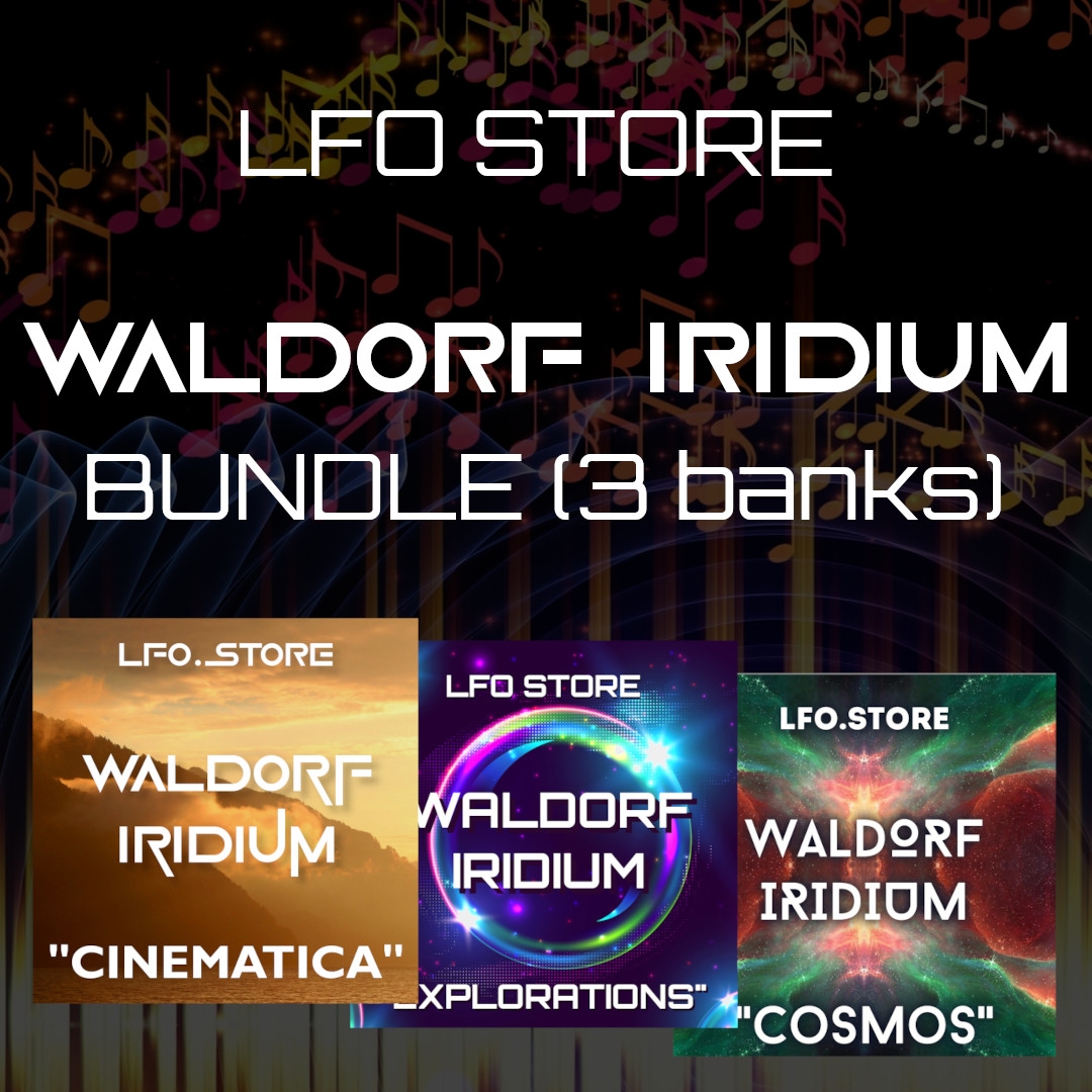 Special Offer - Waldorf Iridium / Quantum BUNDLE 3 in - LFO Store (Otto K. Schwarz)