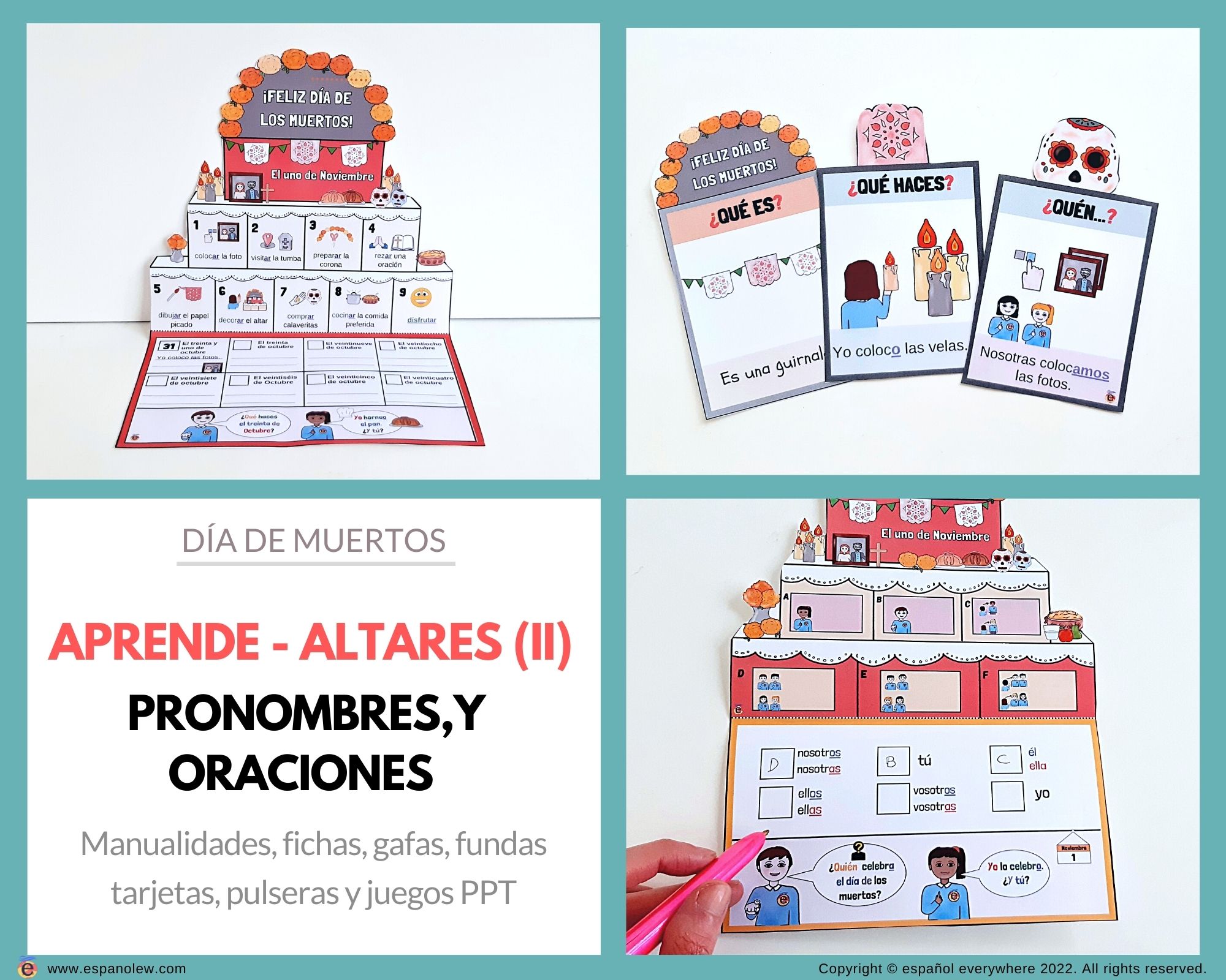 Súper Pack LIBROS DE GRAMÁTICA- Sujeto, verbo, objet - español everywhere