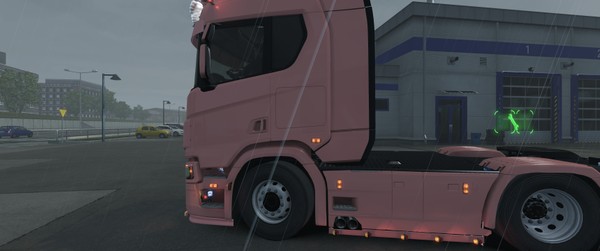 [rear exhaust tuning part] Scania NG Dijkstra pipes - ETS2 mods
