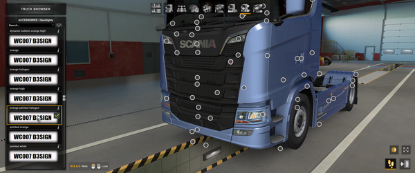 *[toolbox tuning part] Scania NG wheel wedge for back - ETS2 mods