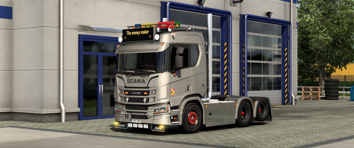 **[addon] doubleburner pack for roof rack - ETS2 mods