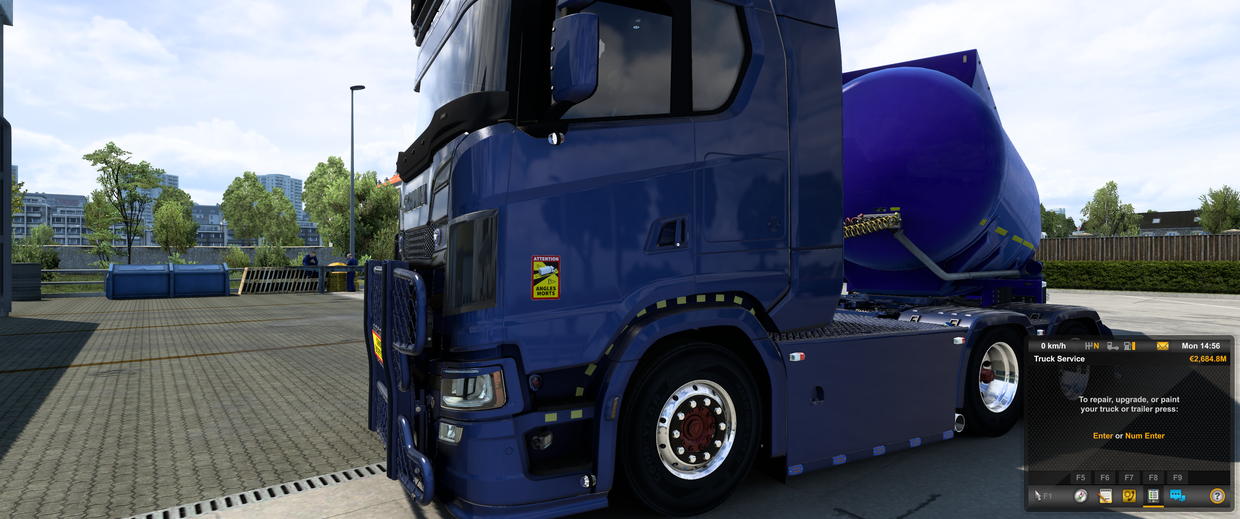 *[slots tuning part] Scania NG front fender reflex str - virtual Truck ...