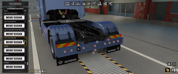 *[toolbox tuning part] Scania NG Cab decorative horns - ETS2 mods