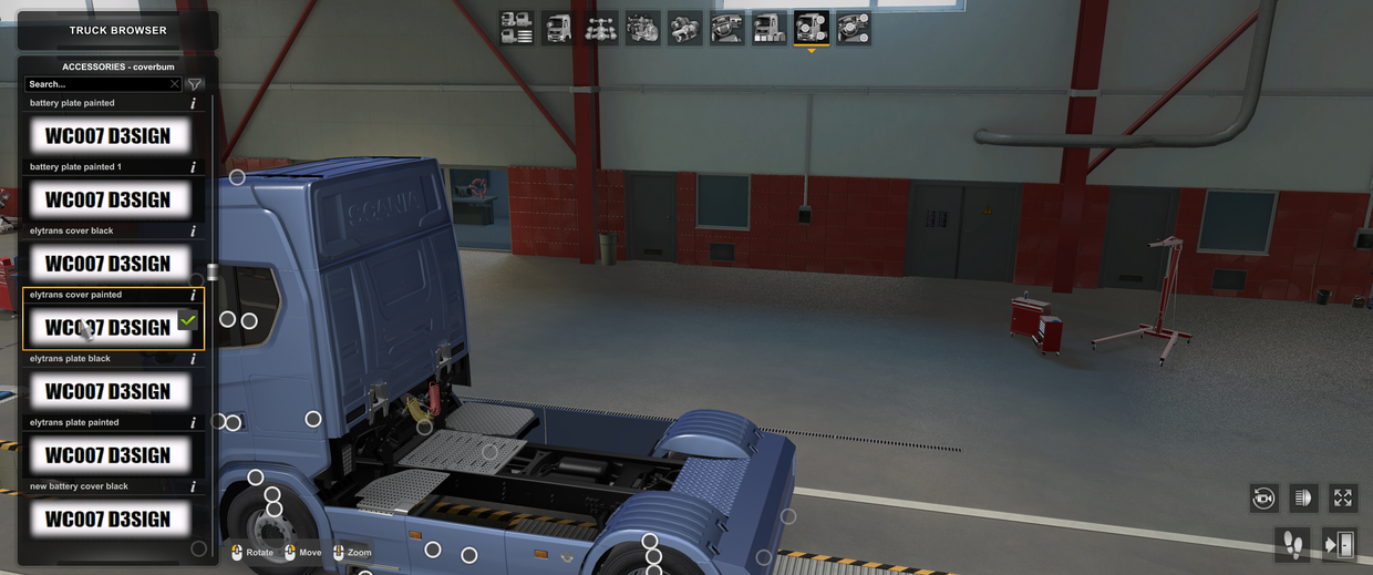 coverbum tuning part] Scania NG Elytrans middle cha - ETS2 mods