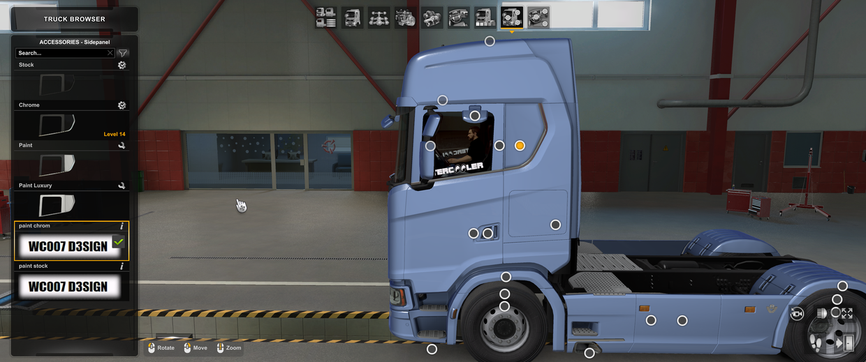 [s_panel tuning part] Scania NG Side panel - ETS2 mods
