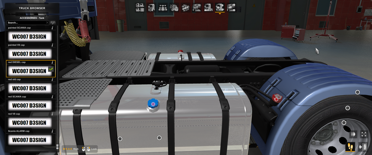 + [addon] Fuel tank cap addon - ETS2 mods