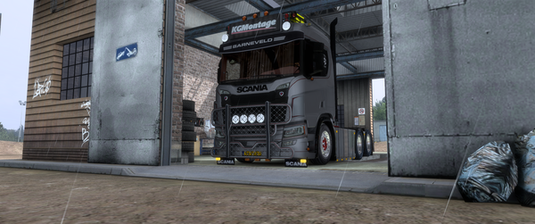 *[bwall tuning part] Scania NG Dijkstra backwall - ETS2 mods