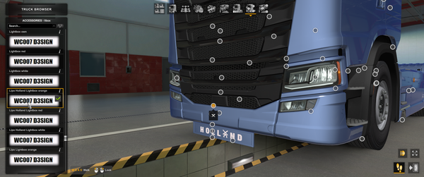 addon] Reflex plate and speed limit - ETS2 mods