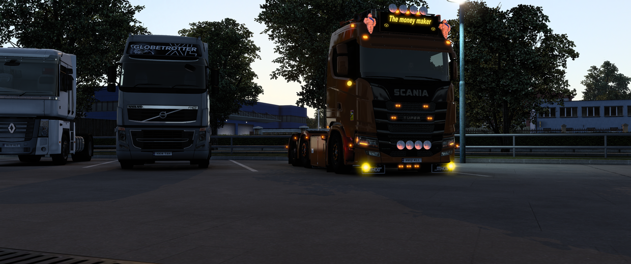 [addon] Bosh DRL lights - ETS2 mods