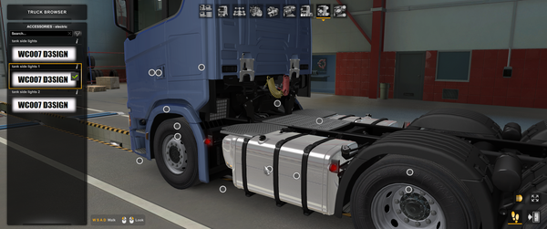 ,*[spoilers tuning part] Scania NG Cab spoilers with c - ETS2 mods