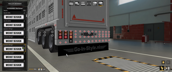 ,*[bwall tuning part] Scania NG back wall for short sp - ETS2 mods