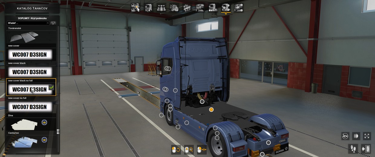 [chassis cover tuning part] Scania NG new chassi cover - ETS2 mods