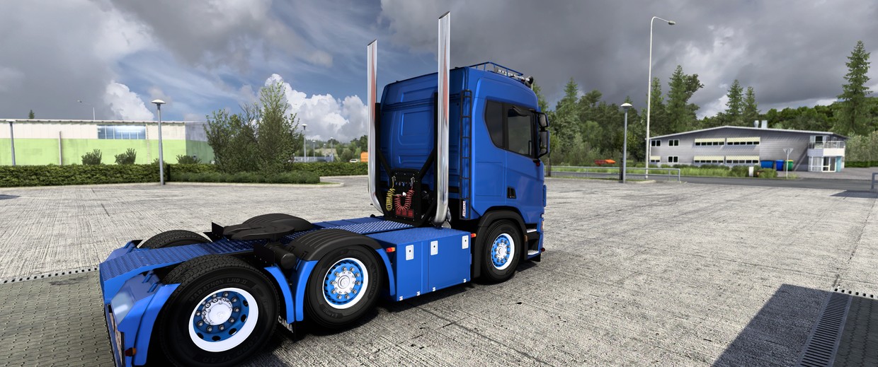 sideskirts tuning part] Scania Nextgen side tank - Virtual Truck Styling