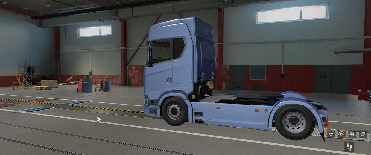 [left exhaust tuning part] Scania NG Side pipes - ETS2 mods