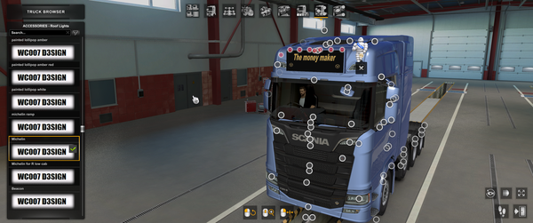 [addon] Side cabin position lights - ETS2 mods