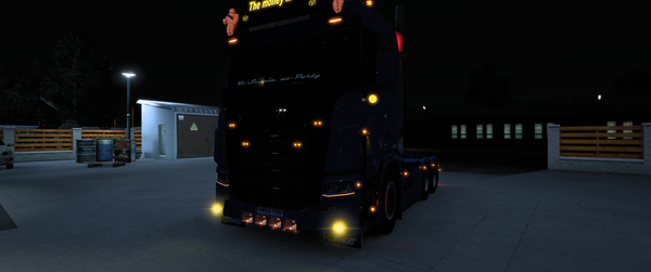 [rear exhaust tuning part] Scania NG Big Toolbox airba - ETS2 mods