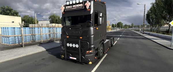 *[bar tuning part] Scania NG small back cab spoiler ba - ETS2 mods