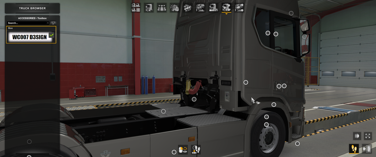 *[toolbox tuning part] Scania NG Cab toolbox - ETS2 mods