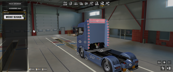 [addon] Smoked painted dynamic tail LED Hella lights - ETS2 mods