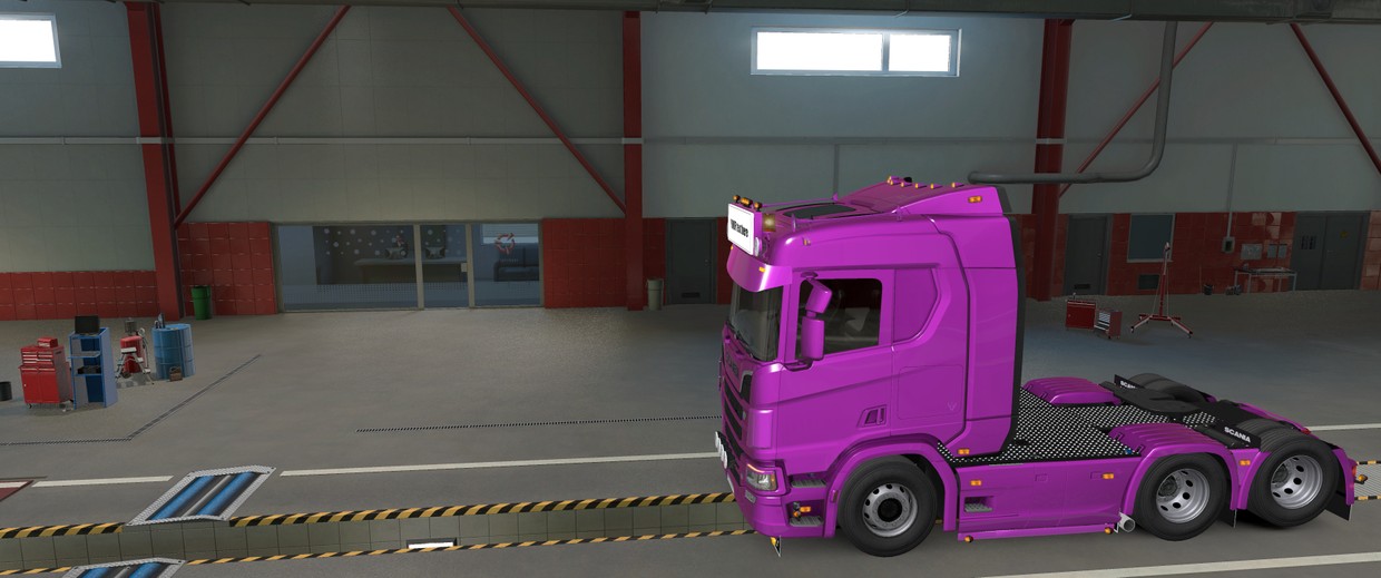 [beacon tuning part] Scania NG roof slots - ETS2 mods