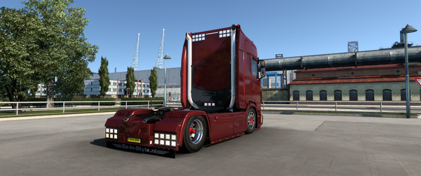 [rack tuning part] Scania Nextgen roof rack - virtual Truck styling