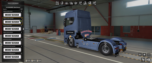 *[spoilers tuning part] Scania NG Cab no spoiler cover - ETS2 mods
