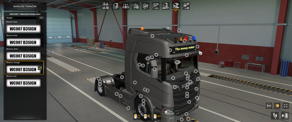 [bull bar tuning part] Scania NG hypro bullbar with S - ETS2 mods