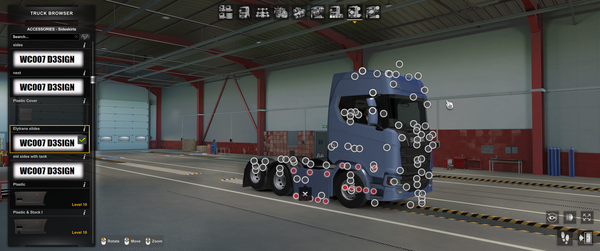 *[bwall tuning part] Scania NG back wall - ETS2 mods