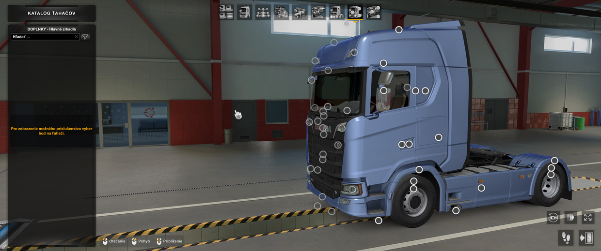 ~ [main mirrors tuning part] Scania NG mirrors update - ETS2 mods
