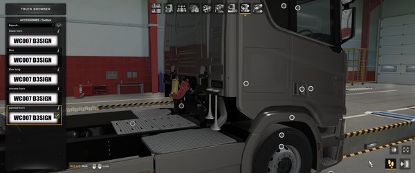 *[bar tuning part] Scania NG BIG back Cab bar - ETS2 mods