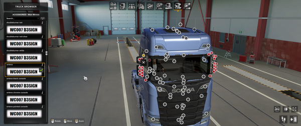 [rear bumper tuning part] Scania NG rear bumper new - ETS2 mods