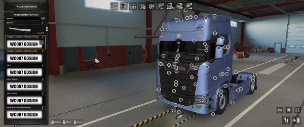 *[beaconbar tuning part] Scania NG beacon bars - ETS2 mods