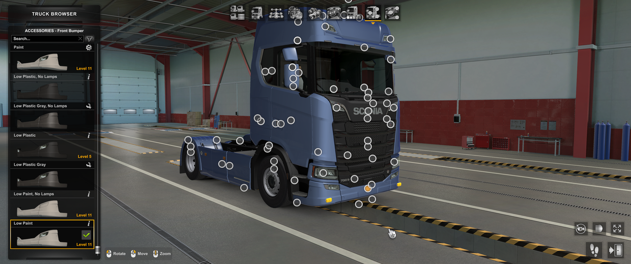 *[libox tuning part] Scania NG front bumper talmu ligh - ETS2 mods